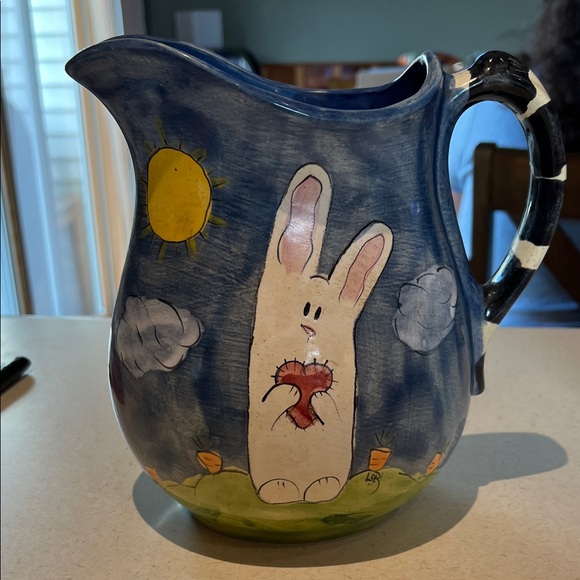 unbranded | Kitchen | Ceramic Pitcher With Bunny Design | Poshmark